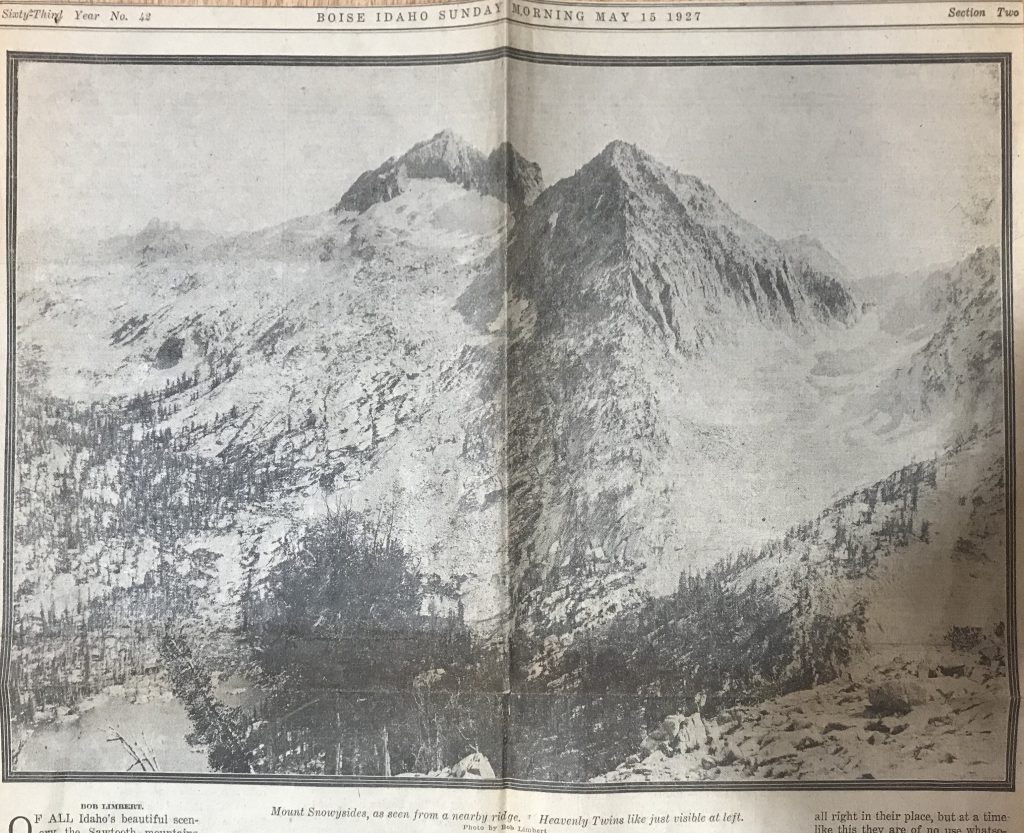 Robert Limbert (1885-1933) - IDAHO: A Climbing Guide