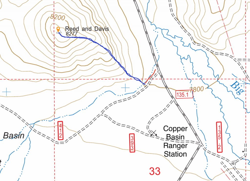 Reed and Davis Benchmark - IDAHO: A Climbing Guide
